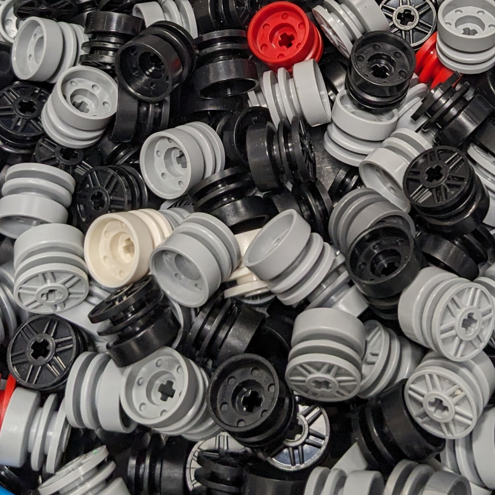 brickina.com - LEGO®- 500gPack - Used - 55982 - Wheel 18mm D. x 14mm ...