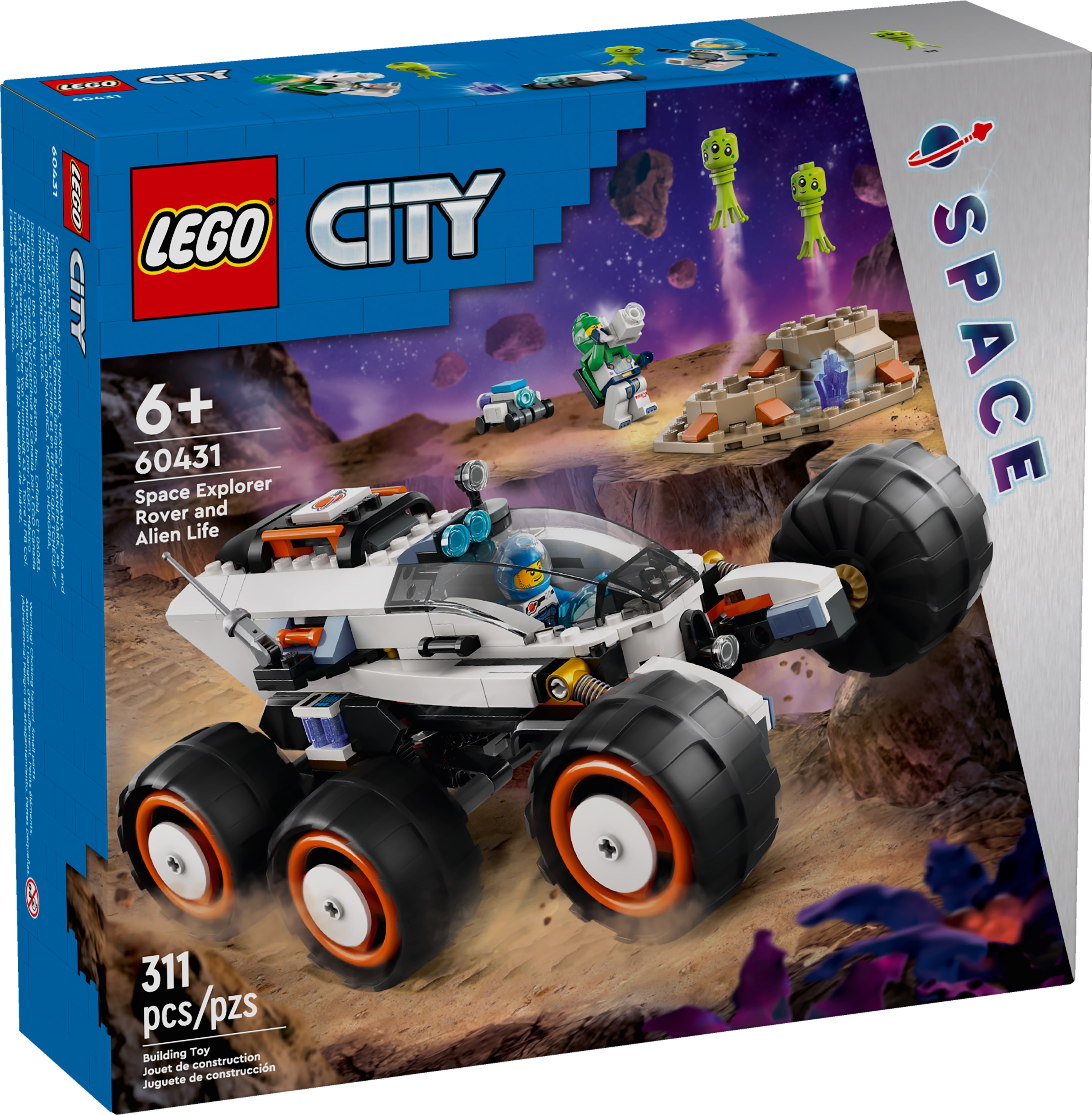brickina.com - LEGO® - City - 60431 - Space Explorer Rover and Alien Life