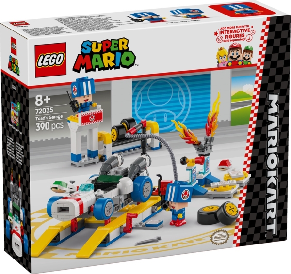 brickina.com - LEGO® - Super Mario - 72035 - Mario Kart™ – Toad's Garage